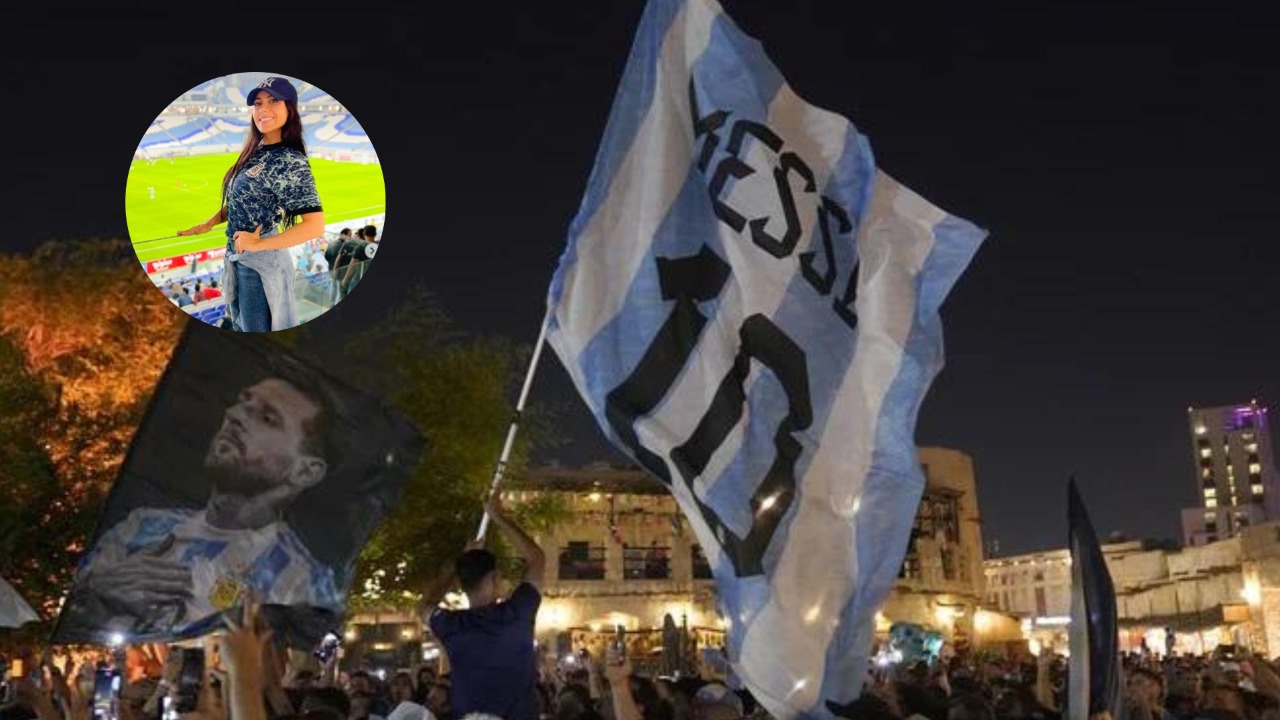 Nadia Morro desde el banderazo argentino en Qatar - Rec Santa Fe